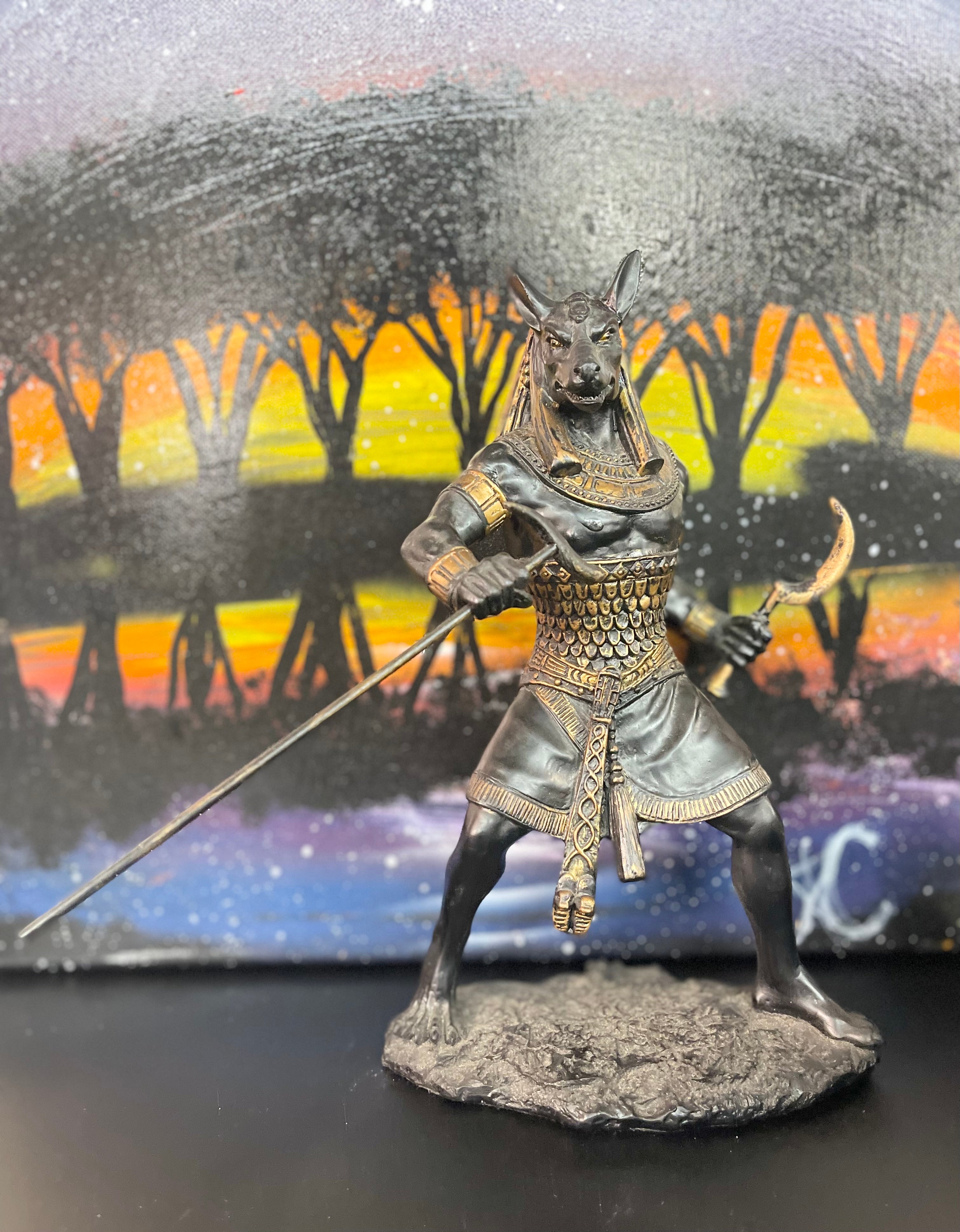 Anubis Egyptian Statue – Gaia Crystals and More!